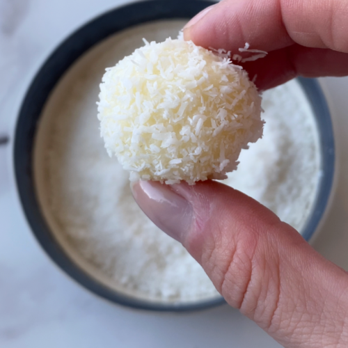 Easy Raffaello Candies - ONLY 3 Ingredients - by Kayou